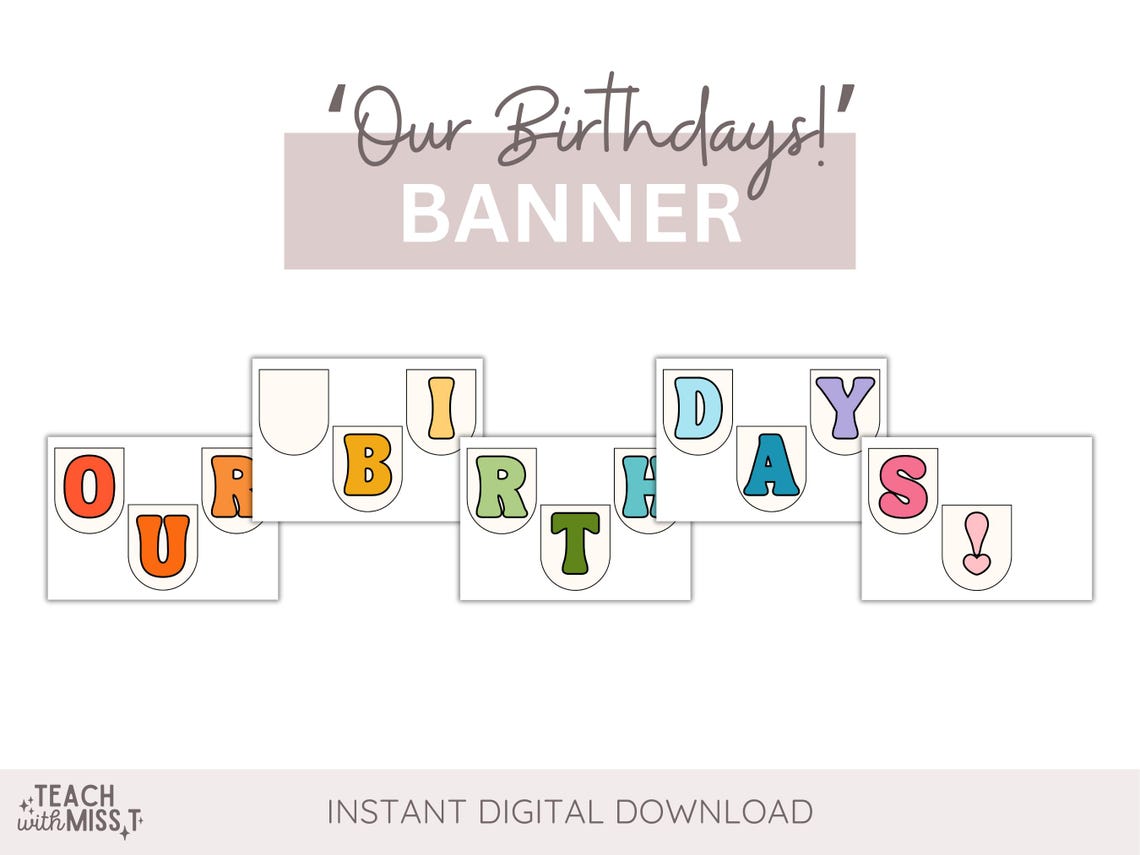 Disco Ball Classroom Birthday Display Retro Birthday Bulletin Board ...