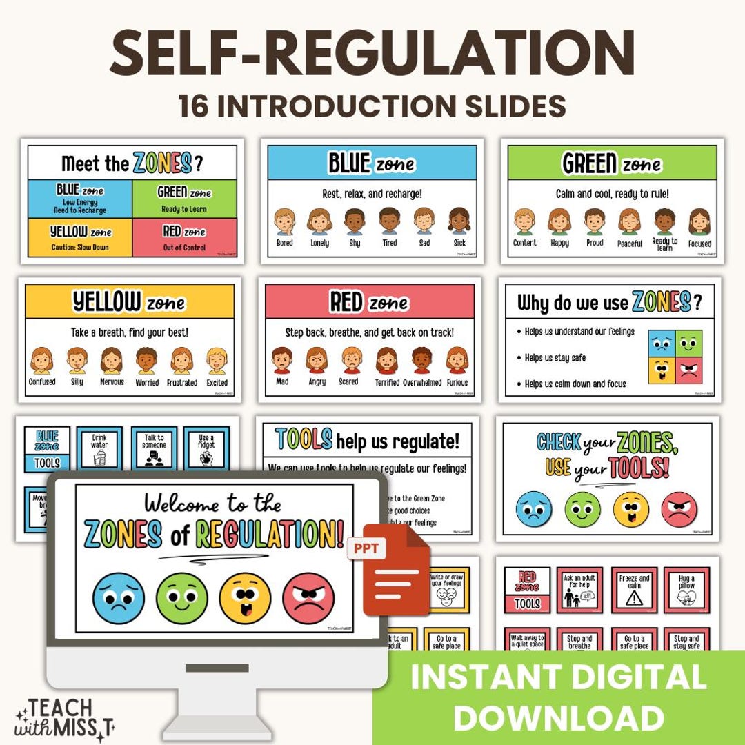 Self-regulation Slides: Emotional Awareness, Self-regulation Tools ...