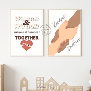 Inclusive Classroom Art Diversity Poster Human Equality Art | Etsy