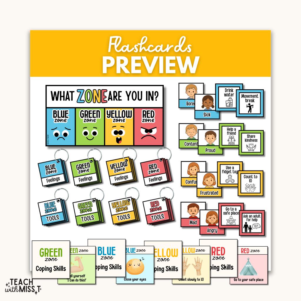Zones of Regulation Complete Collection Bundle | Classroom Self ...