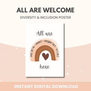 Inclusive Classroom Art, Diversity Poster, Human Equality Art, Kids ...