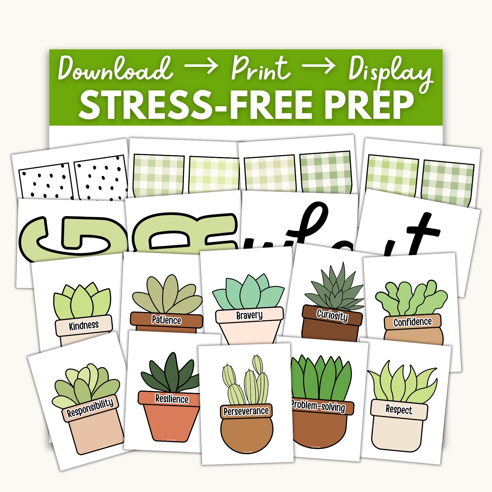 Growth Mindset Bulletin Board Kit: Classroom Decor (digital Download - Etsy