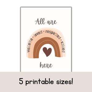 Inclusive Classroom Art, Diversity Poster, Human Equality Art, Kids ...