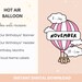 Hot Air Balloon Classroom Birthday Display | Class Birthday Bulletin ...