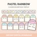 Pastel Rainbow Classroom Birthday Display (digital Download) - Etsy