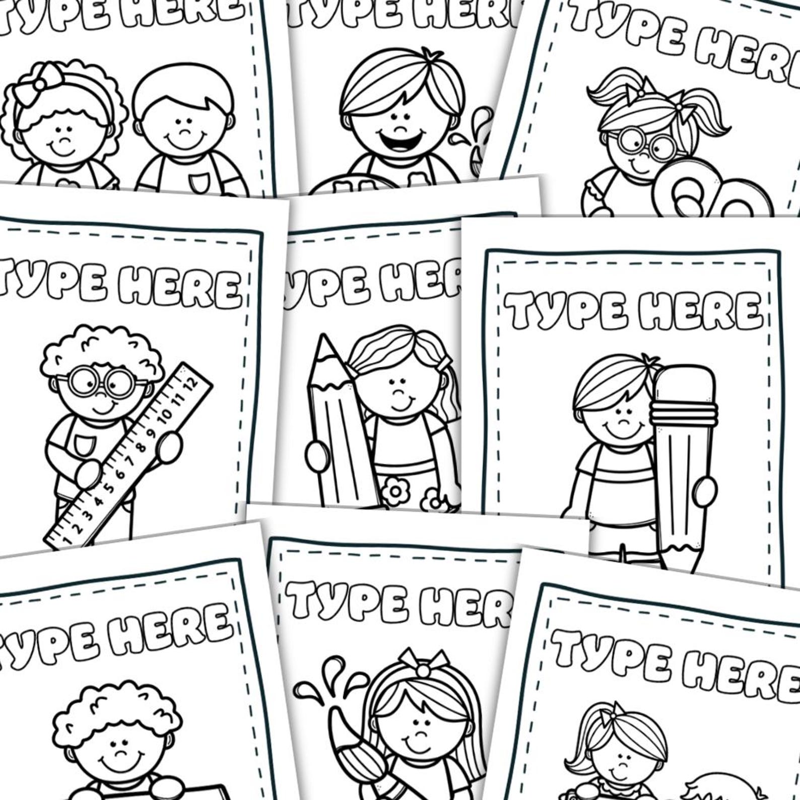 Student Book Covers | Workbook Covers | Subject Covers | Classroom ...