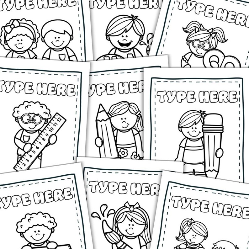 Student Book Covers | Workbook Covers | Subject Covers | Classroom ...