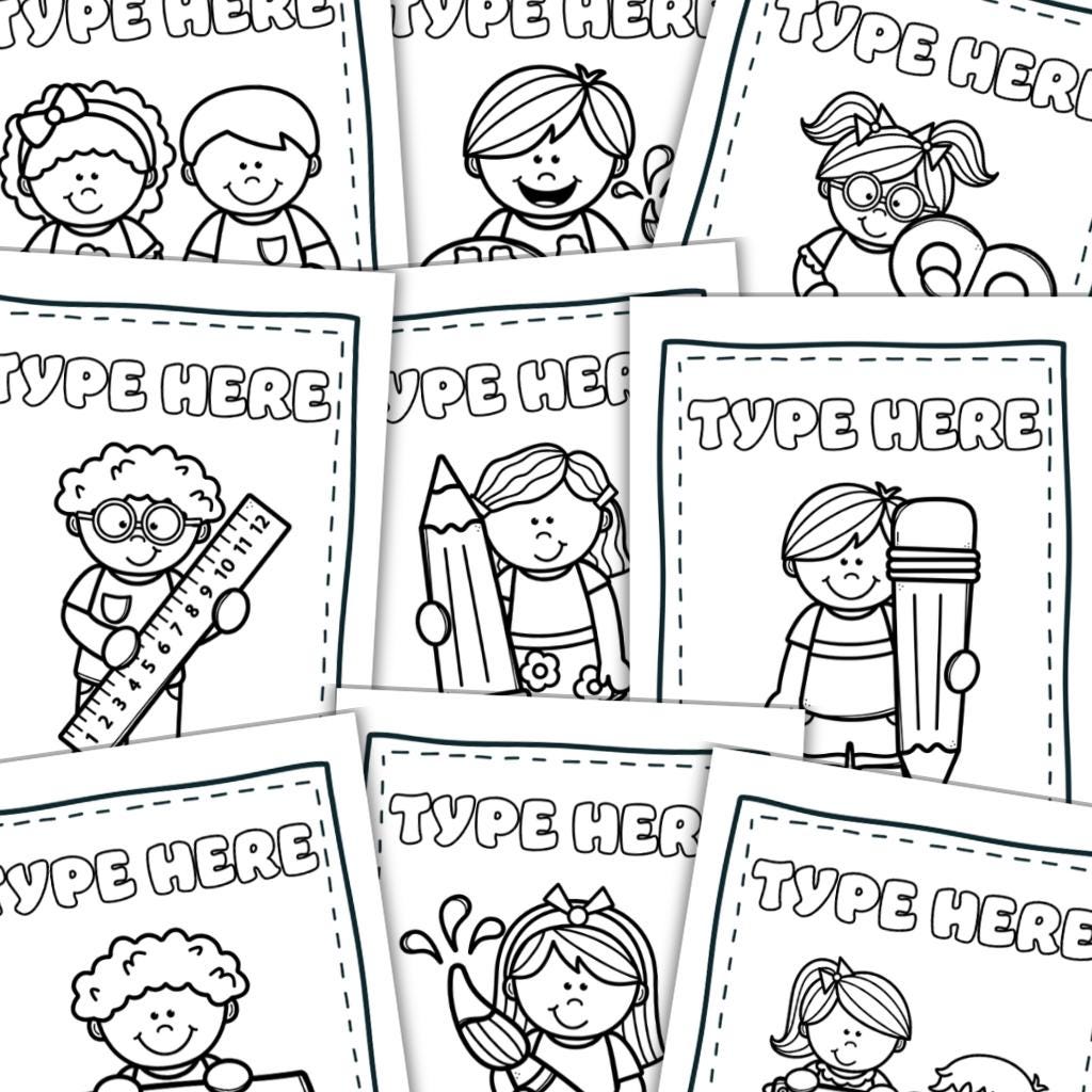 Student Book Covers | Workbook Covers | Subject Covers | Classroom ...