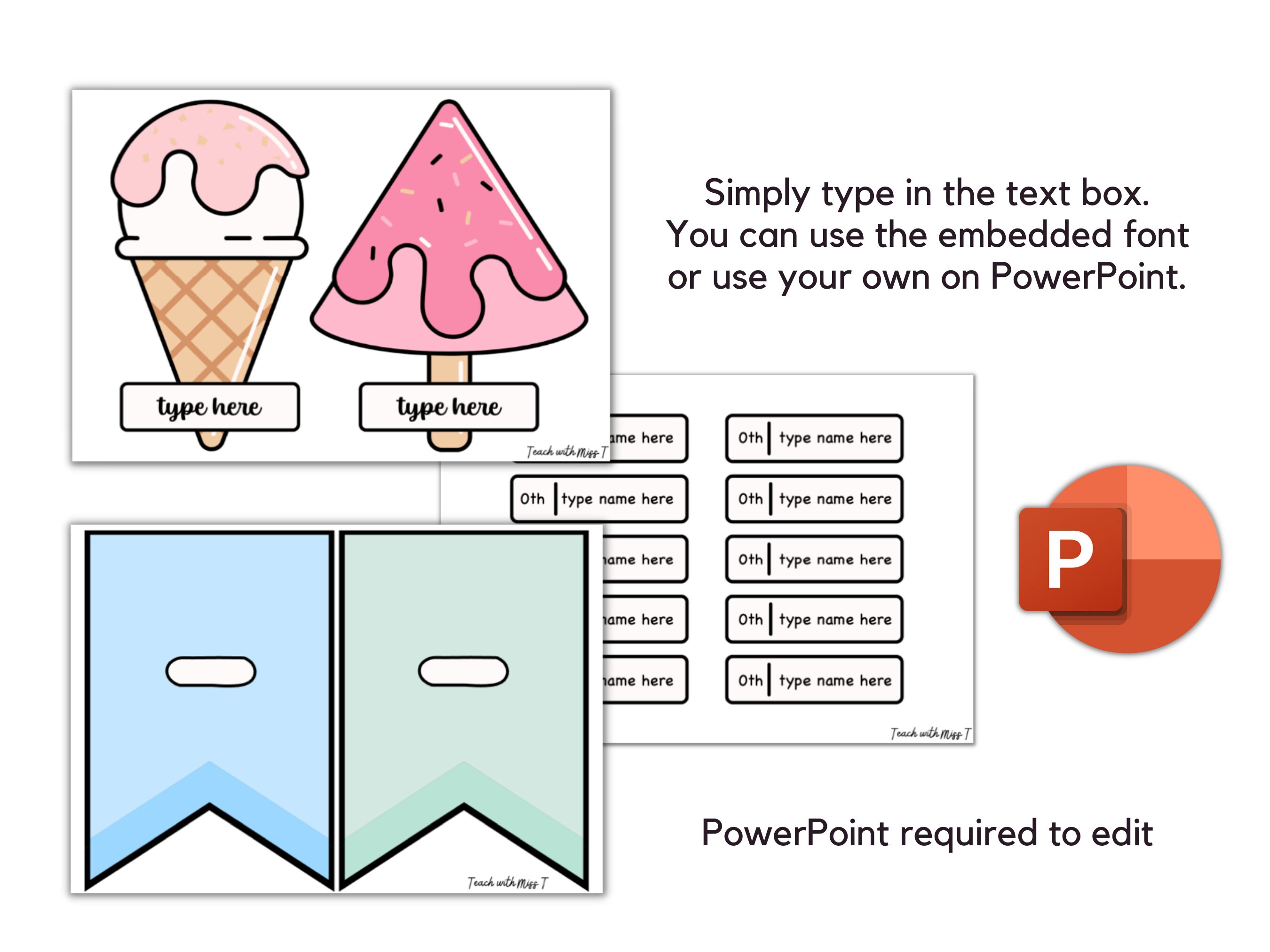 Summer Classroom Birthday Display Ice Cream Birthday Bulletin Board ...