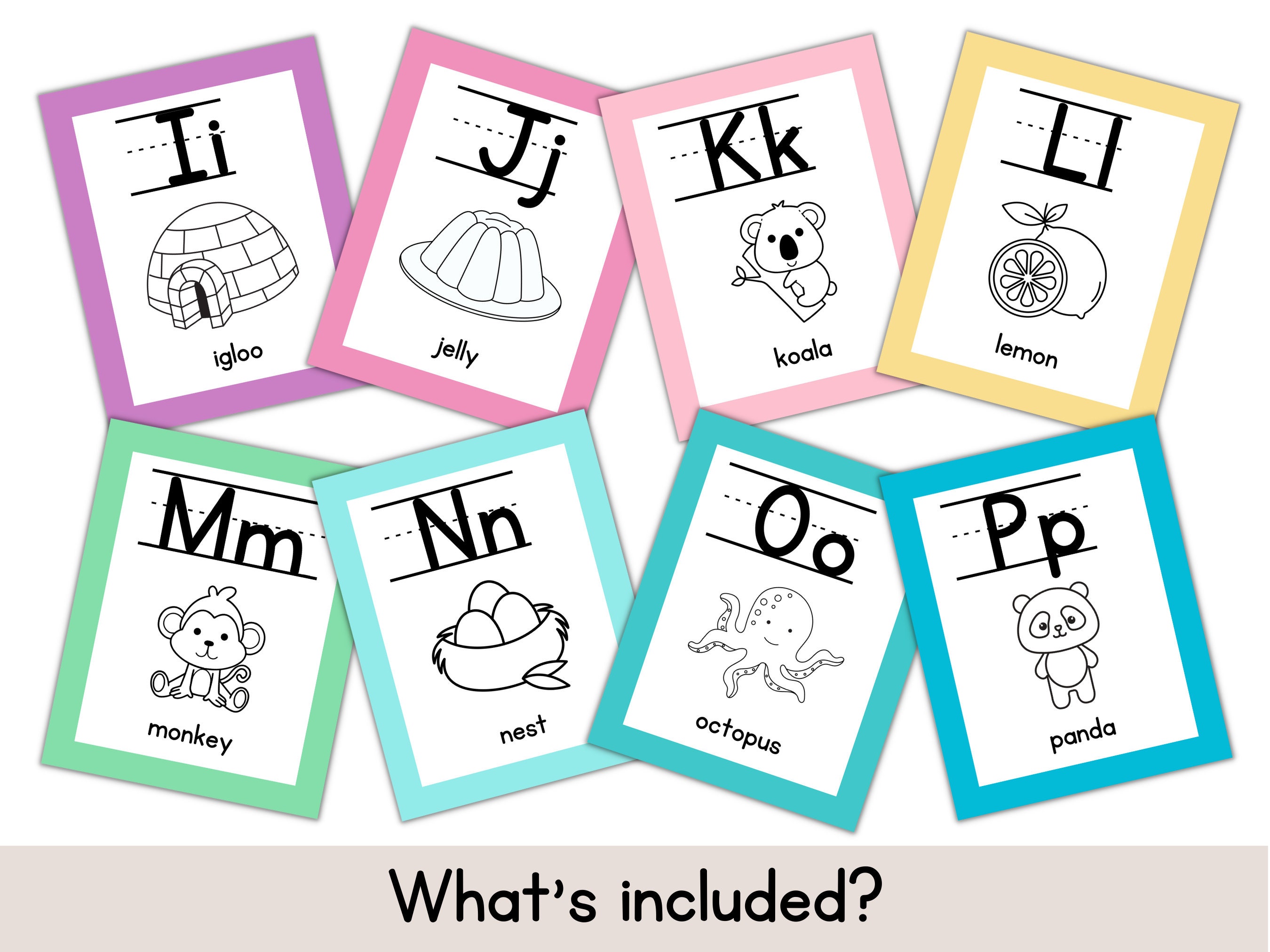 Simple Alphabet Posters for Classroom Display | Alphabet Posters for ...
