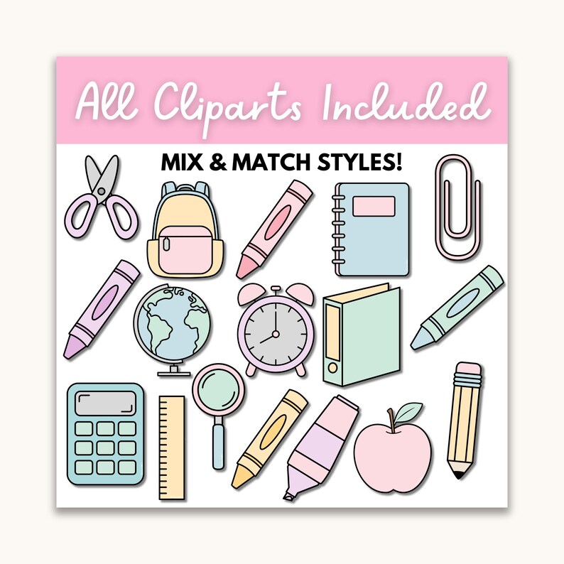 Pastel Back to School Bulletin Board Kit: Classroom Decor Printables ...