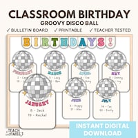 Disco Bulletin Board Border, Printable, Easy Classroom Decoration - Etsy