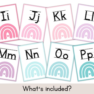 Spring Classroom Alphabet Posters | Alphabet Posters Printables ...