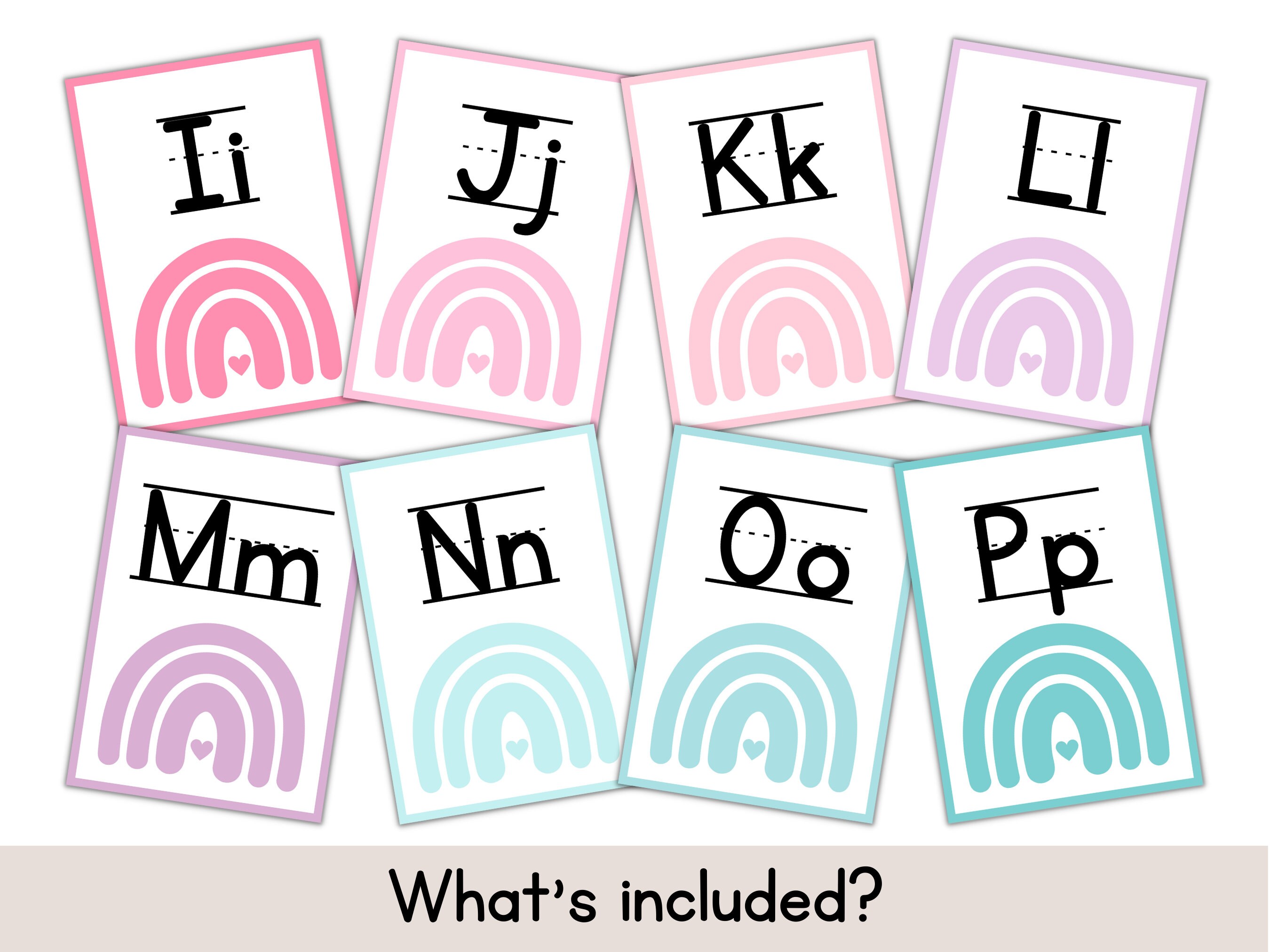 Spring Classroom Alphabet Posters | Alphabet Posters Printables ...