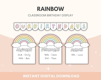 Editable Classroom Birthday Cupcake Printable | Bulletin Board Decor ...