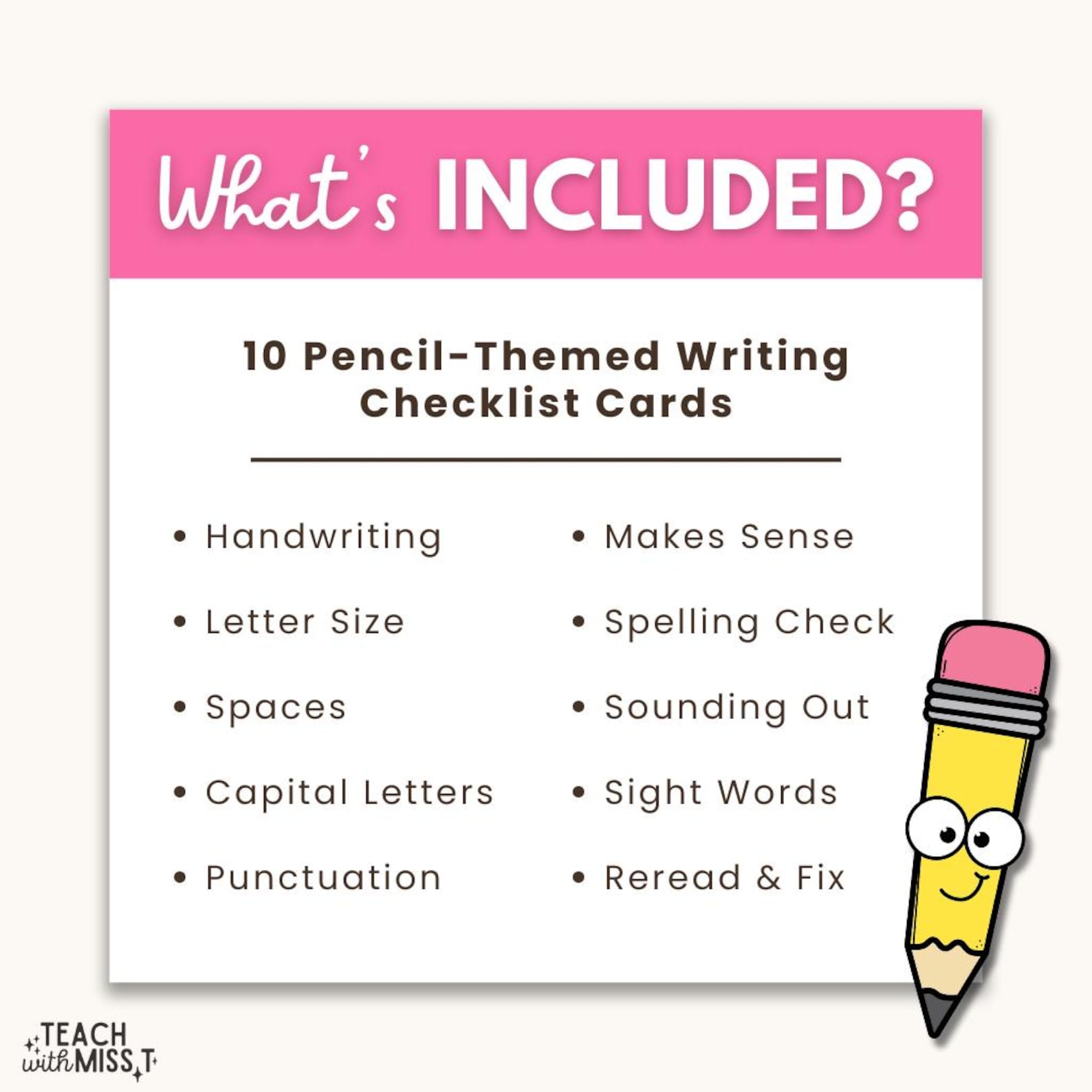 Primary Writing Checklist for Editing | Sentence Writing Anchor Chart ...