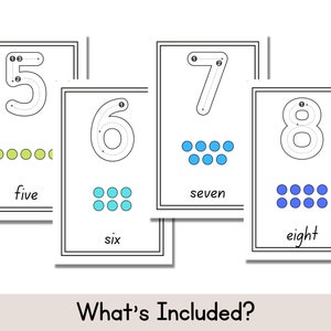 Number Formation Tracing Cards Printable | Montessori Learning ...