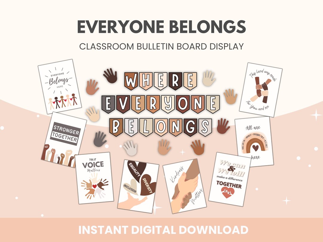 Harmony Day Bulletin Board Display Bundle | Inclusive Classroom Poster ...