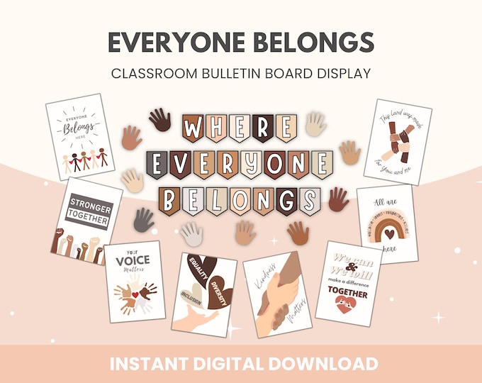 10 DIVERSITY Posters Poster Set | Create an Inclusive, Welcoming and ...