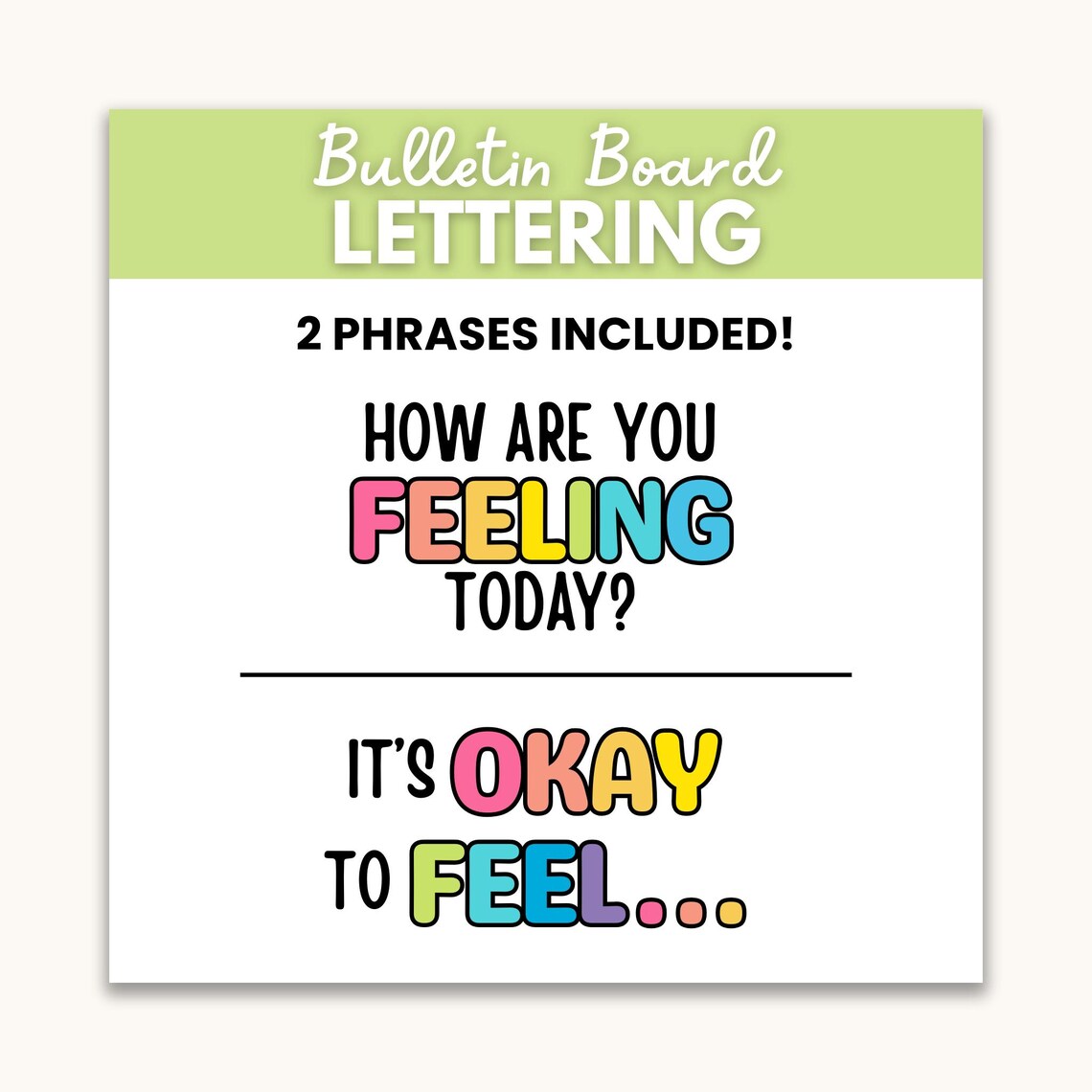 Feelings Bulletin Board Kit: Social Emotional Learning, Rainbow ...