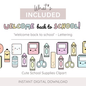 Welcome Back to School Bulletin Board Display Bundle First Day of ...