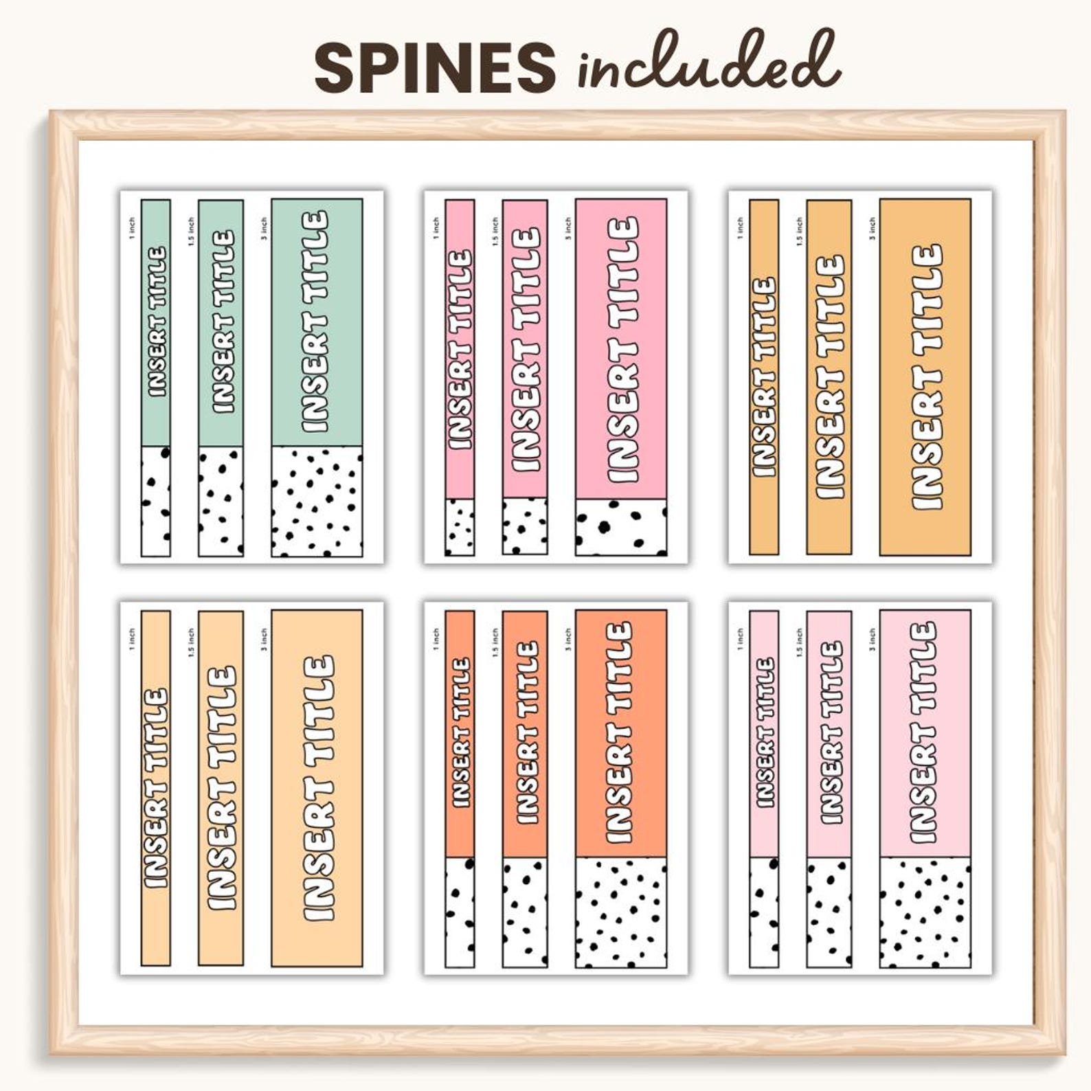 Spotty Boho Binder Covers and Spines: Editable Teacher Printables ...