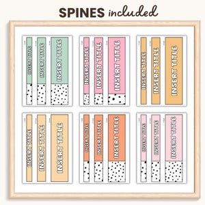 Spotty Boho Binder Covers and Spines: Editable Teacher Printables ...