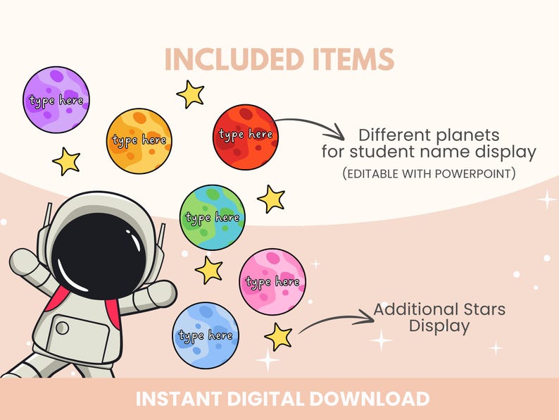 Space Classroom Door Display: 'out of This World' Theme (digital ...