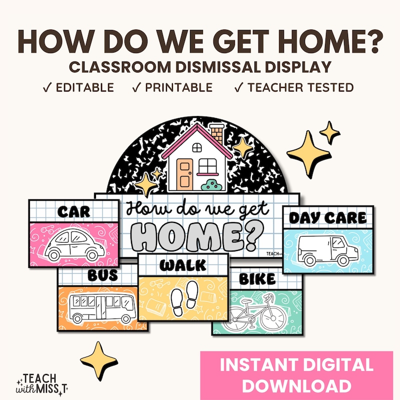 How We Get Home Chart - Etsy