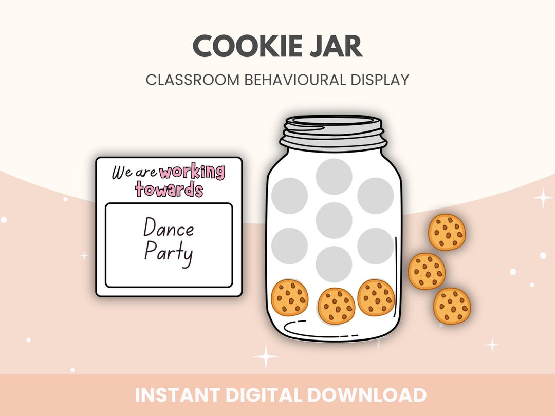 Cookie Jar Classroom Reward System: Behavior Management (digital ...