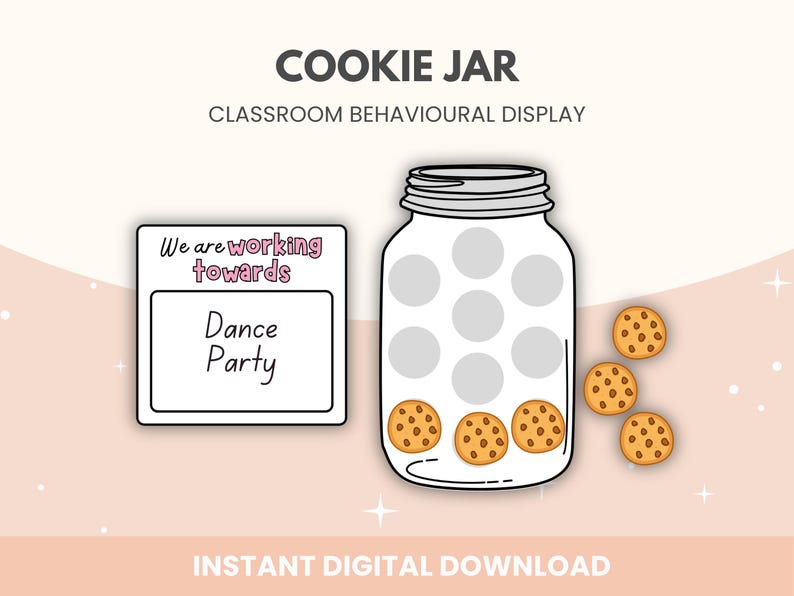 Cookie Jar Classroom Reward Display | Classroom Management | Classroom ...