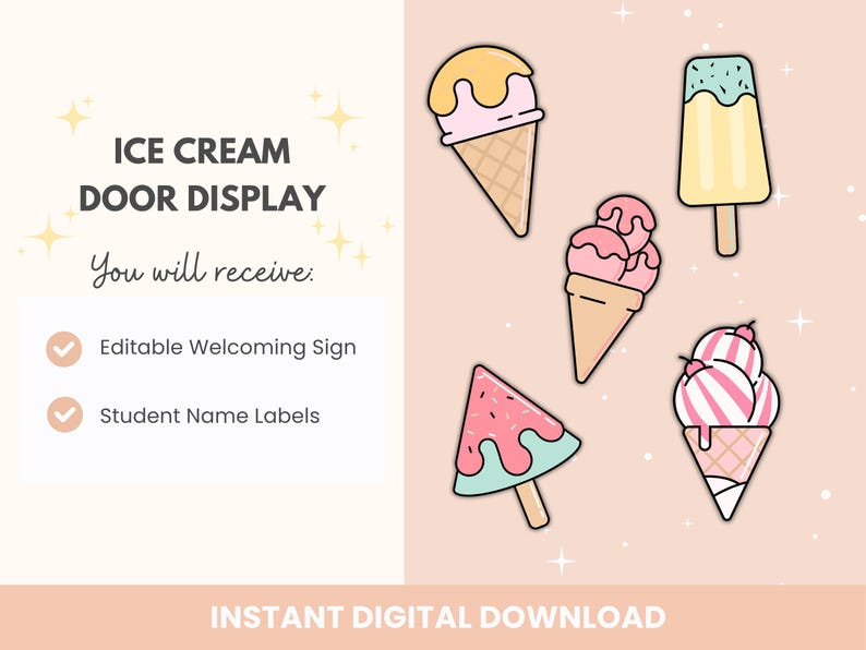 Ice Cream Classroom Door Display | Summer Classroom Decor | Classroom ...