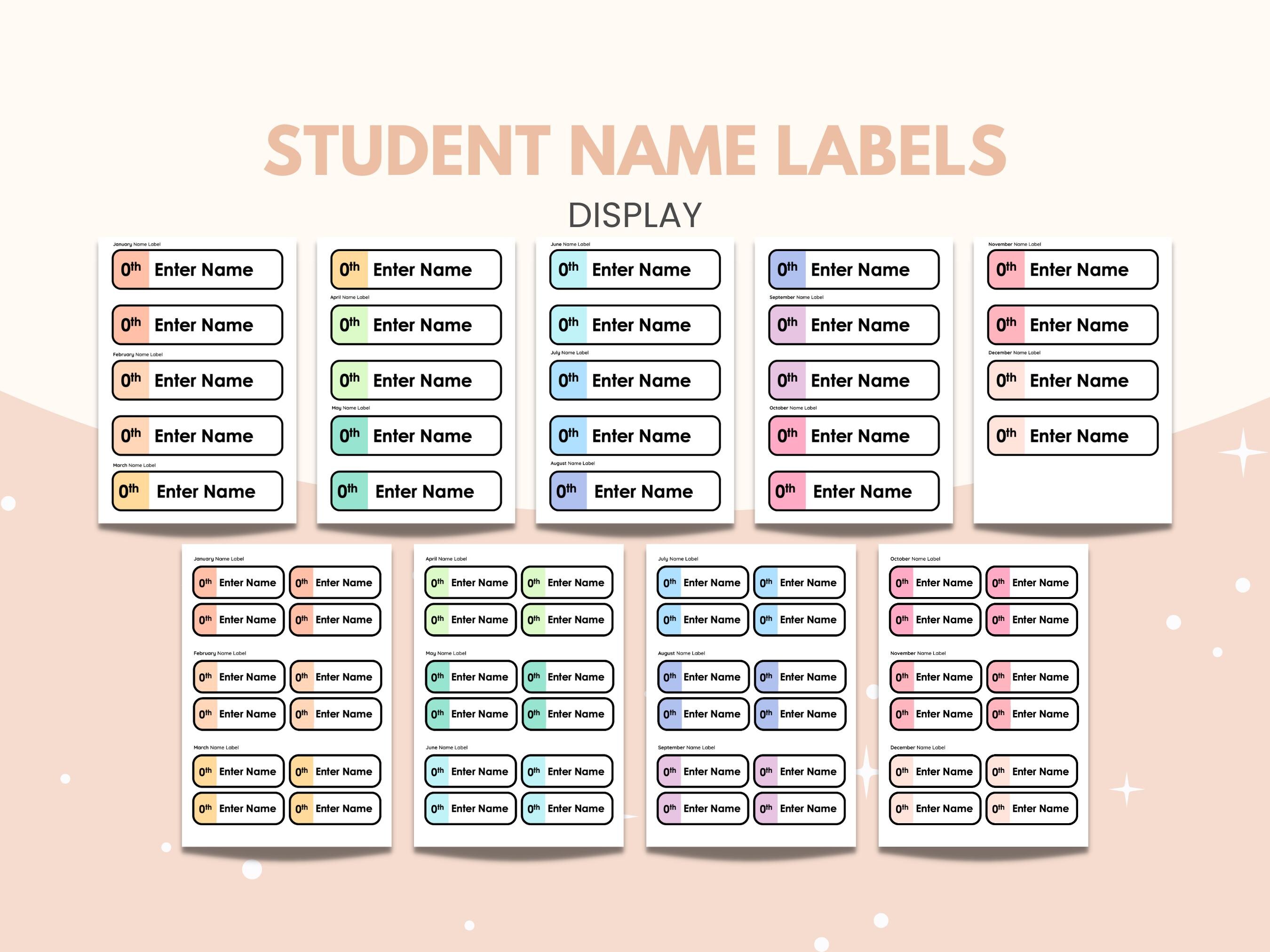Rainbow Classroom Birthday Display: Bulletin Board Decor (digital ...