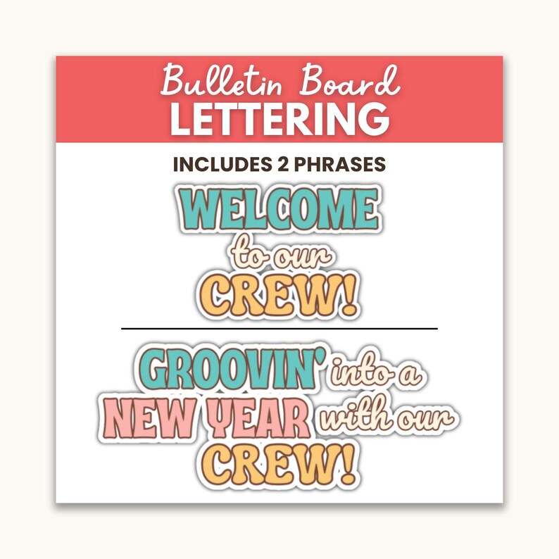 Retro Back to School Bulletin Board Kit: Groovy Classroom Decor ...