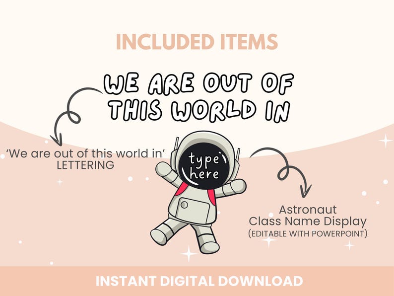 Space Classroom Door Display: 'out of This World' Theme (digital ...