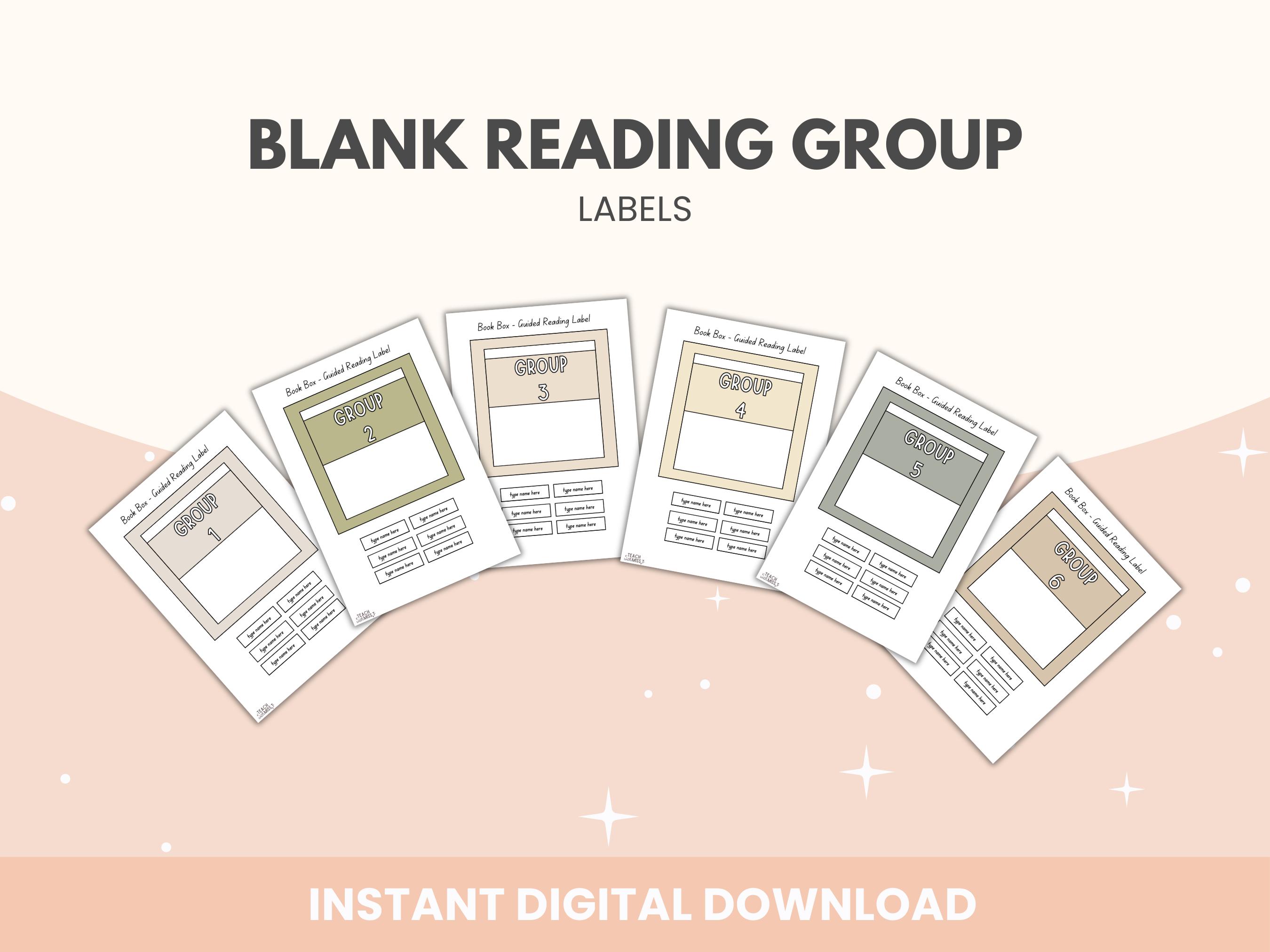 Reading Group Labels | Safari Animals Guided Reading Labels | Editable ...