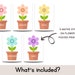 Maths Symbols Flower Pot Posters: Rainbow Classroom Decor (digital ...