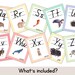 Watercolor Animal Alphabet Posters: Calm Classroom Decor (digital ...