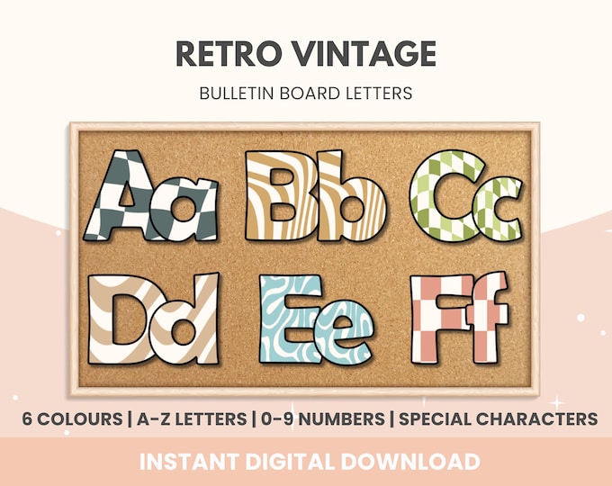Retro Classroom Decor | Bulletin Board Display - Etsy Canada