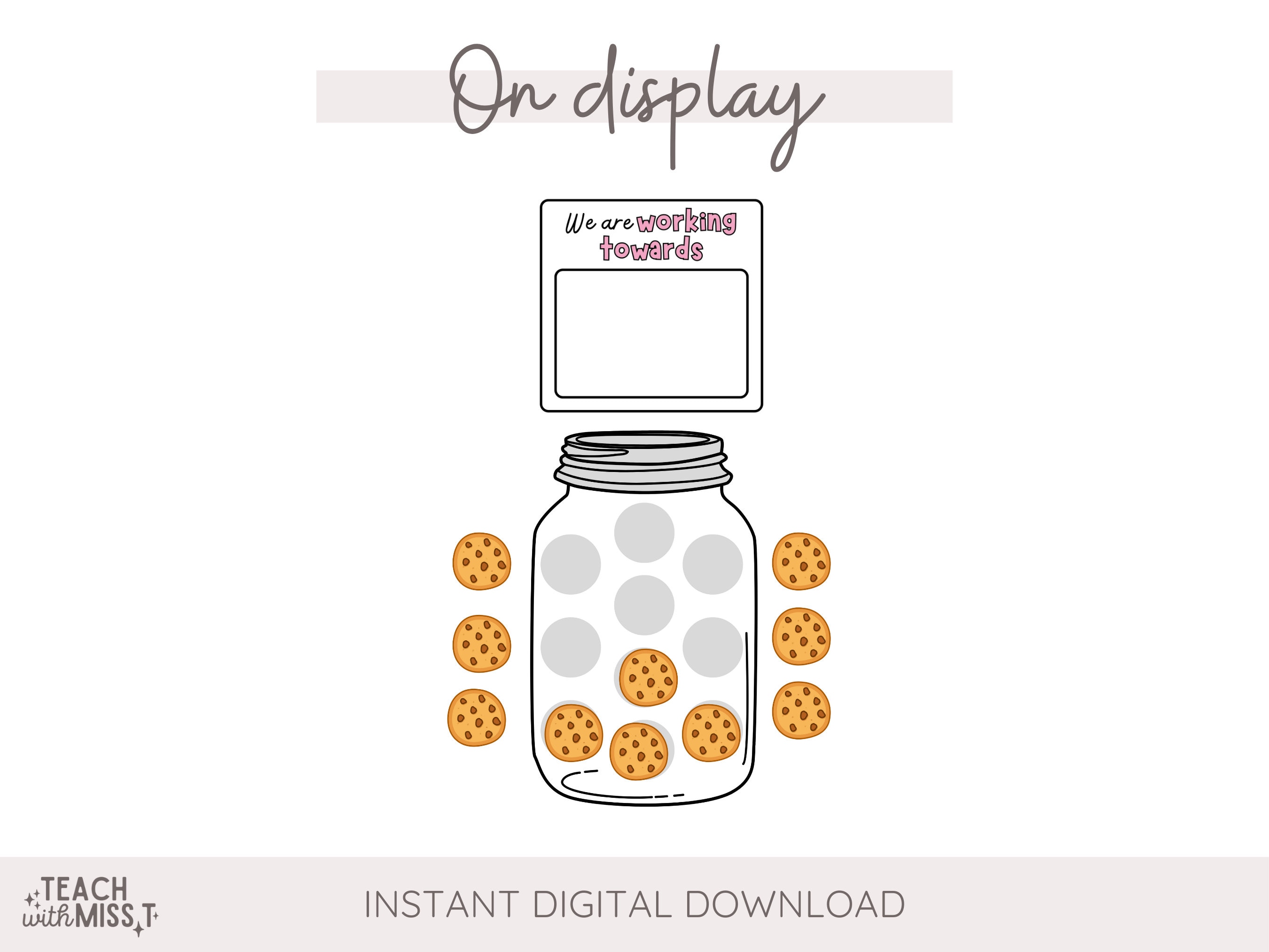 Cookie Jar Classroom Reward Display Classroom Management Classroom ...