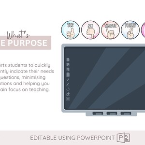 Watercolour Classroom Hand Signals Display Hand Signals Classroom ...