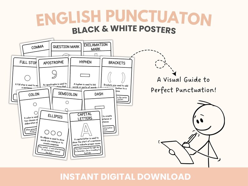 Punctuation Posters | Punctuation Marks and When to Use Them ...