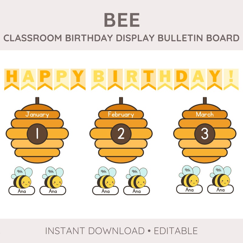 Bee Bulletin Board - Etsy