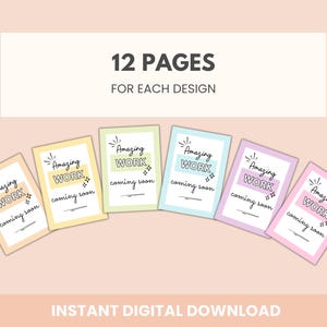 Amazing Work Coming Soon Posters | Classroom Student Work Display ...