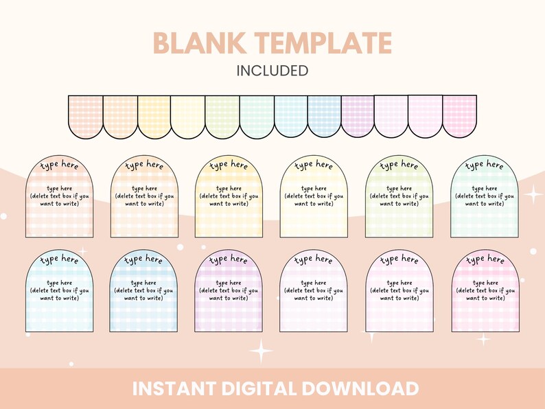 Pastel Gingham Classroom Birthday Display Bulletin Board Bundle ...