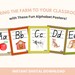Farm Alphabet Posters Display | ABC Alphabet Classroom Decor | Alphabet ...