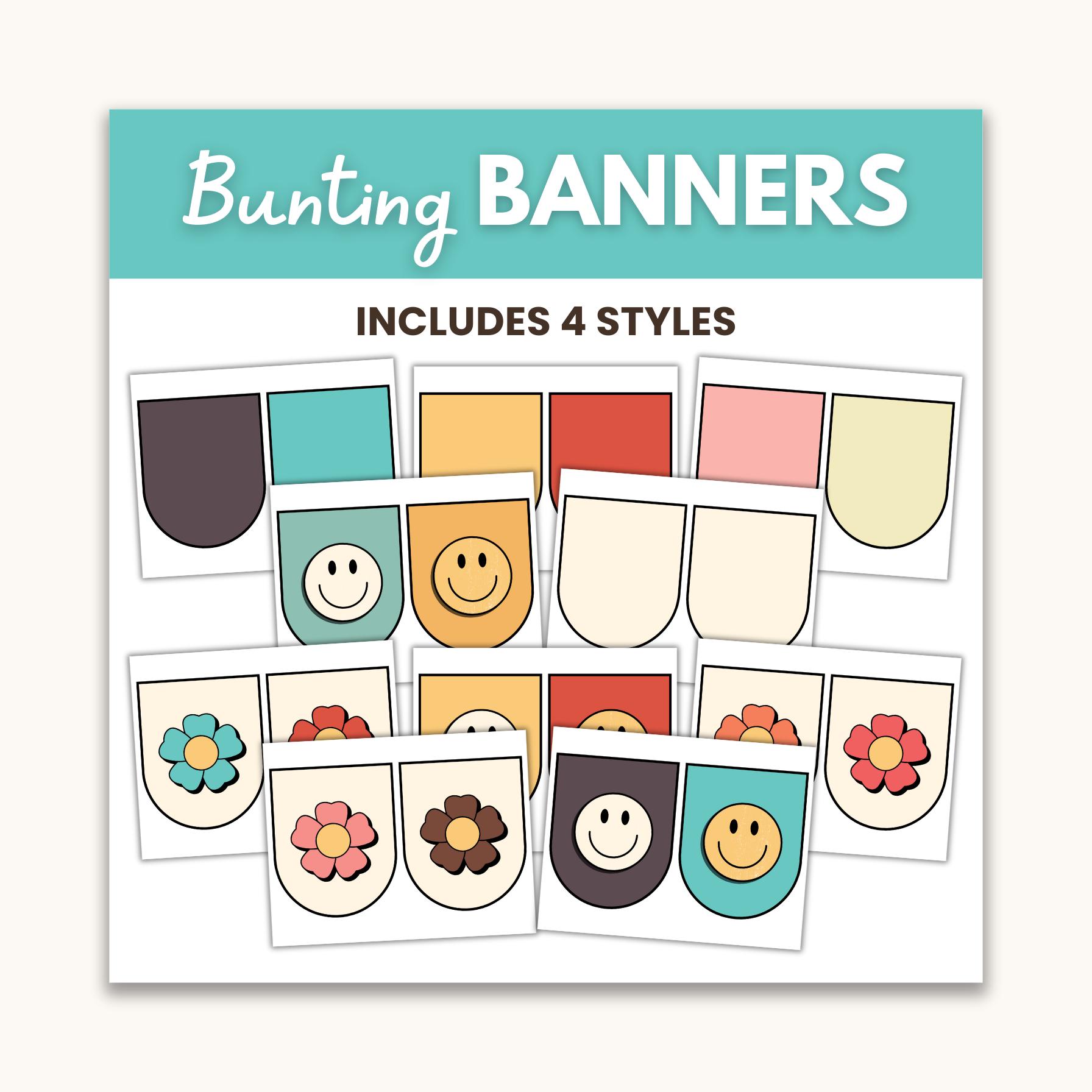 Retro Classroom Bulletin Board Kit: Groovy Classroom Decor (digital ...