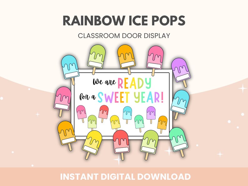 Ice Pop Classroom Door Display | Summer Classroom Door Decor | Ice Pop ...