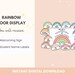 Rainbow Classroom Door Display: Editable Student Name Labels (digital ...