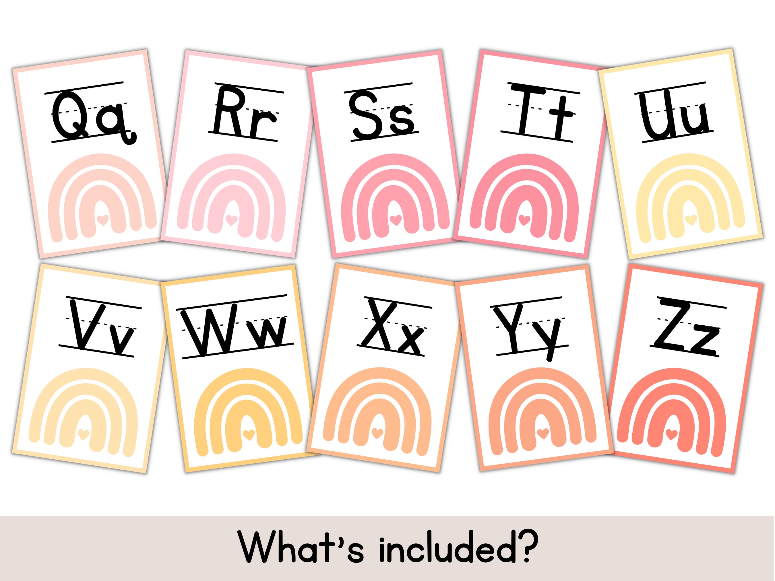 Spring Classroom Alphabet Posters | Alphabet Posters Printables ...